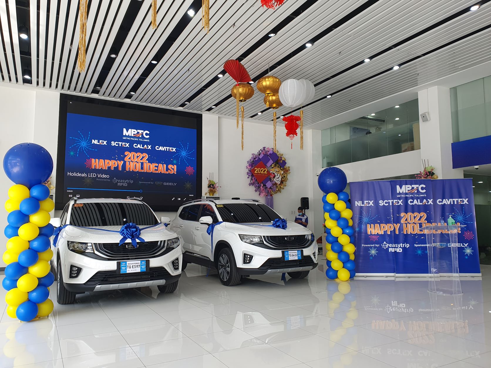 MPTC Awards Brand New GEELY OKAVANGO to Winners of 2022 Happy Holideals ...