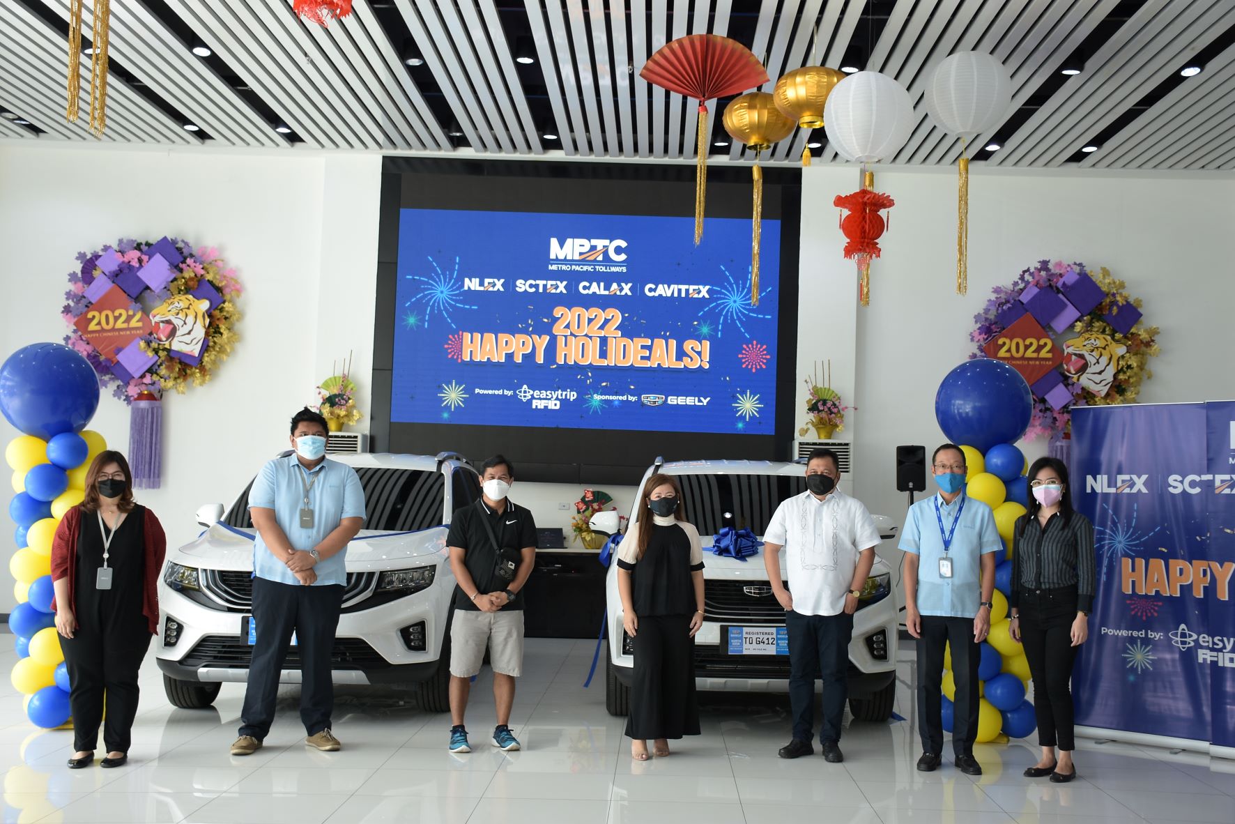 MPTC Awards Brand New GEELY OKAVANGO to Winners of 2022 Happy Holideals ...