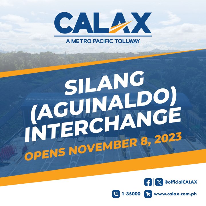 CALAX Opens Silang (Aguinaldo) Interchange – MPT South Company Newsletter